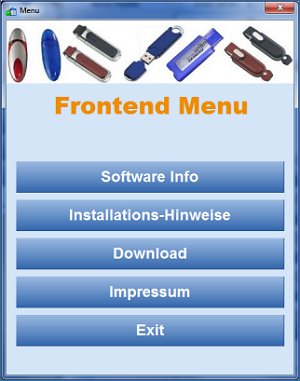 Screenshots and Examples of created Web Menus